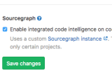 Sourcegraph Integration Gitlab