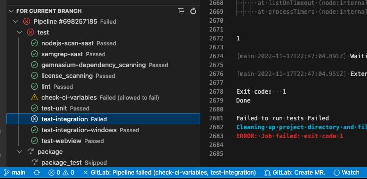 Ci Cd Pipelines In The Vs Code Extension Gitlab Docs - Creative Minimal Wallpaper - 8K