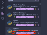 Setting Up Vscode For Python Development Cgc Documentation