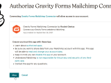 Setting Up The Mailchimp Add On Gravity Forms Documentation
