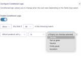Using Survey Fields In Conditional Logic Gravity Forms Documentation
