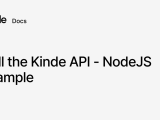 Call The Kinde Api Nodejs Example Kinde Docs