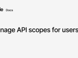 Manage Api Scopes For Users Kinde Docs
