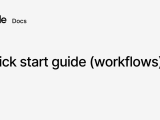 Quick Start Guide Workflows Kinde Docs