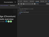 Get Started With Running Javascript In The Console Microsoft Edge