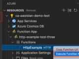 Visual Studio Code Azure Functions Design Talk