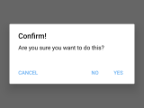Dialogs Nativescript