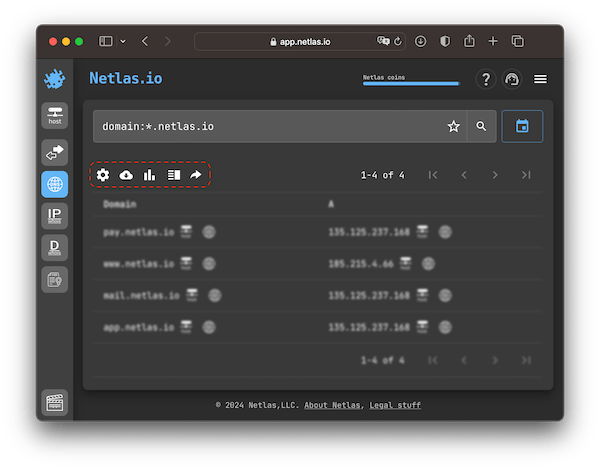 Search Tools Netlas Docs