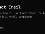 React Email Novu Documentation