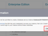 Create A Quickstart Instance In Database Cloud Service