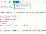 Executing Sql Statements In The Code Editor