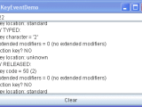Key Events In Java