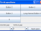 How To Use Gridlayout The Java邃 Tutorials Creating A Gui With Swing