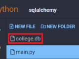 Sqlalchemy Python3 Editor Documentation