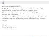 Setup Apportunix Pdf Merge