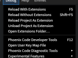 Debugging Extensions Phoenix Code Docs