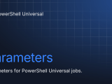 Parameters Powershell Universal