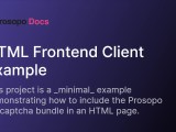 Html Frontend Client Example Docs
