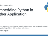 1 Embedding Python In Another Application Python 3 13 7 Documentation
