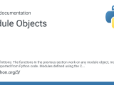 Module Objects Python 3 14 2 Documentation