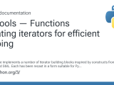 Itertools Functions Creating Iterators For Efficient Looping Python