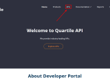 Dev Portal Quartile Api Llc