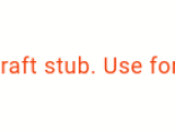 Draft Indicator Block Stubber Docs
