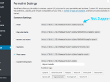 Documention Permalink Settings