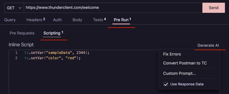 Scripting Overview Thunder Client Docs - Artistic Ultra HD Landscape Images | Free Download