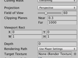 Unity Manual Camera