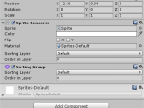 Unity Manual Sorting Group