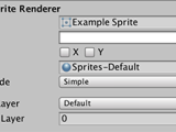 Unity Manual Sprite Renderer