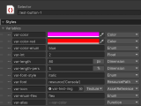 Unity Manual Manage Uss Variables In Ui Builder