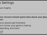 Unity Manual Setting Up Analytics