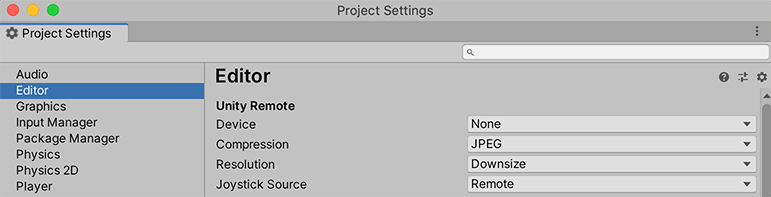Unity Manual Unity Remote - 8K Minimal Designs for Desktop