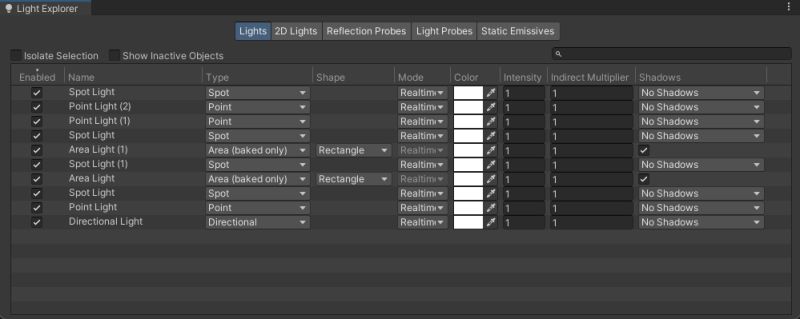 Unity Manual Light Explorer - HD Space Textures for Desktop