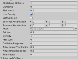 Unity Manual Interactive Cloth