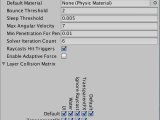 Unity Manual Physics Manager
