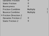 Unity Manual Physic Material