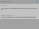 Unity Manual Unity Performance Reporting