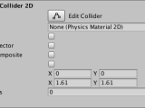 Unity Manual Box Collider 2d