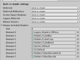 Unity Manual Graphics Settings