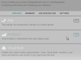 Unity Manual Setting Up Analytics