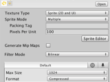 Unity Manual Sprite Editor