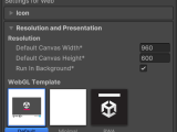 Unity Manual Using Web Templates