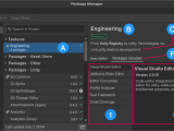 Unity Manual Details Panel Reference Feature Sets