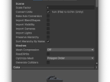 Unity Manual Model Tab Import Settings Reference