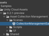 Sample Manage Asset Collections Unity Cloud Assets 1 5 0