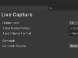 Project Settings Live Capture Live Capture 4 0 1