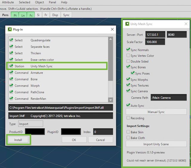 Installation Meshsync 0 9 3 Preview - Classic City Texture - 4K